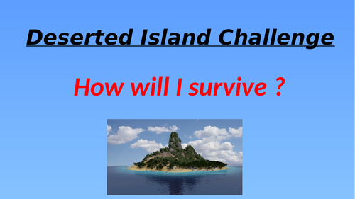 Desert Island Game | Teaching Resources