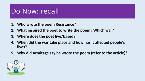 War poetry- Scheme of Learning | Teaching Resources