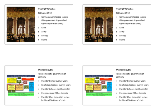 QR Code GCSE History revision cards (Weimar & Nazi Germany) | Teaching ...