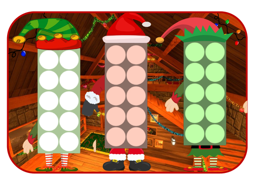 Numicon elves, santa and tree | Teaching Resources