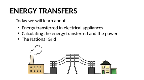 GCSE Physics: Energy Transfers Lesson Powerpoint | Teaching Resources