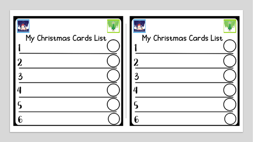 5 Christmas Lists to Write for KS1 | Teaching Resources