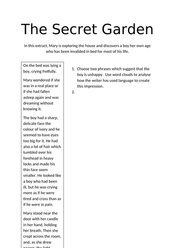 Secret Garden The | Teaching Resources