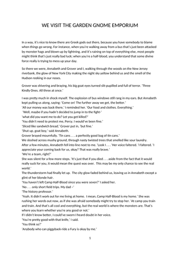 Garden Gnome Emporium | Teaching Resources