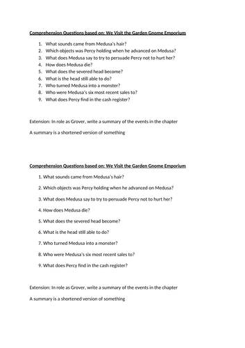 Garden Gnome Emporium | Teaching Resources