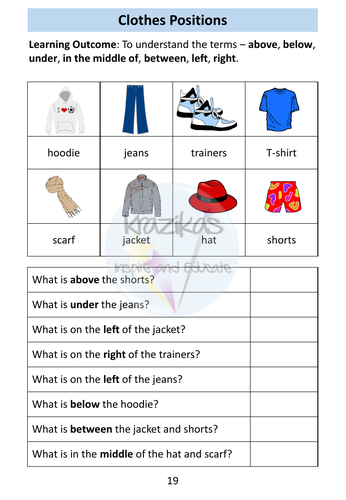 AQA Entry Level 1 Maths - Shape, Size, Position, Direction - PowerPoint ...