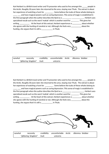 The Explorer's Daughter - language and structure | Teaching Resources