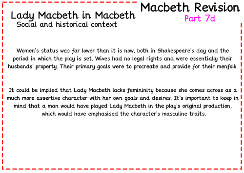 AQA GCSE Macbeth Revision Bundle | Teaching Resources