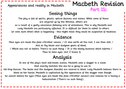 AQA GCSE Macbeth Revision Bundle | Teaching Resources
