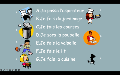 S3 French Chores (les tâches ménagères) | Teaching Resources