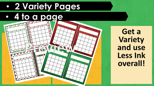 Christmas Sticker Charts - Red and Green Incentive Reward Charts ...