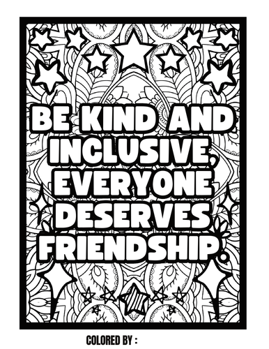 Friendship Skills, Advices Phrases Coloring Pages, No Prep | Teaching ...
