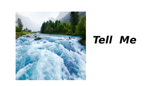 'Tell Me' - Poetry Appreciation | Teaching Resources