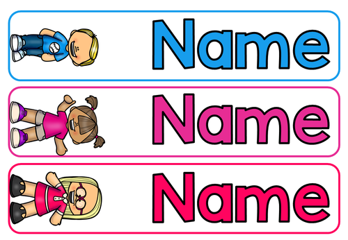 Editable Cute Student Name Bookmarks - Christmas or Back to School Gift ...