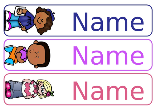 Editable Cute Student Name Bookmarks - Christmas or Back to School Gift ...