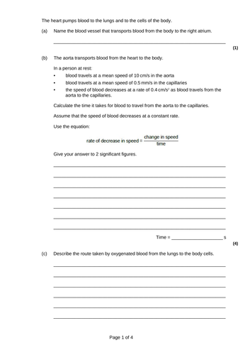 B4 Organising Animal and Plants AQA GCSE | Teaching Resources