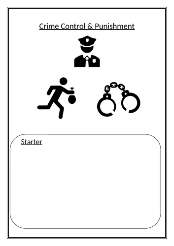 COMPLETE Sociology Crime Control and Crime Prevention/Social Control ...