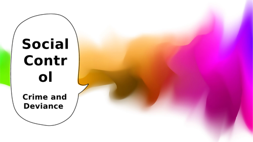 COMPLETE Sociology Crime Control and Crime Prevention/Social Control ...