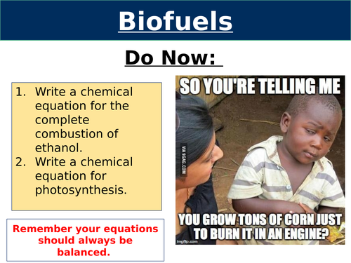 Reactivity 1.2 - Energy from fuels. New 2025 Syllabus Full Lessons. IB ...