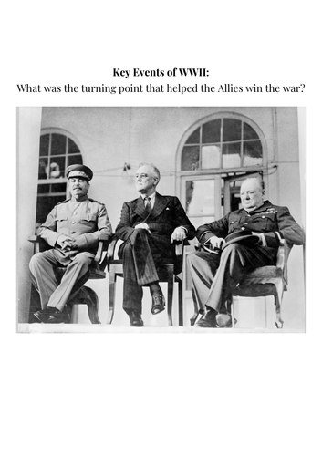 Key events of WWII - Information booklet | Teaching Resources