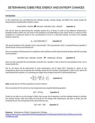 Reactivity 1.4 - Entropy & spontaneity. New 2025 Syllabus Full Lessons ...