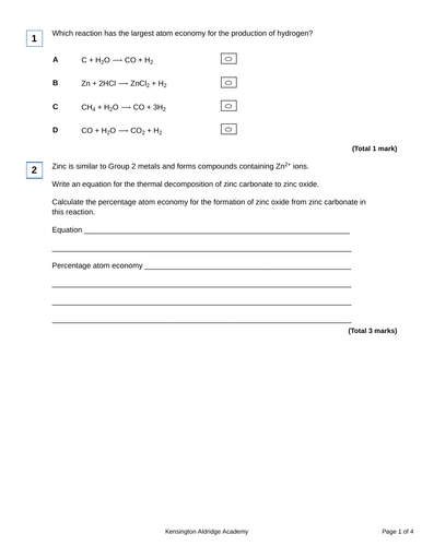 Reactivity 2.1 - How much? The amount of chemical change. New 2025 ...
