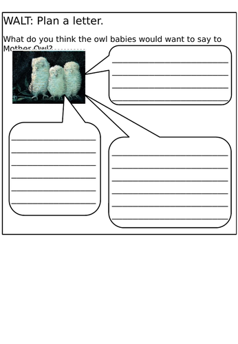 Owl Babies Planning - Year 1 | Teaching Resources