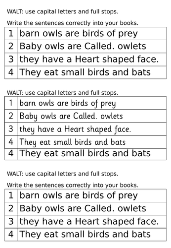 Owl Babies Planning - Year 1 | Teaching Resources
