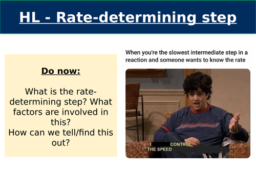 Reactivity 2.2 - How fast? The rate of chemical change. New 2025 ...