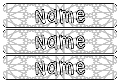 Editable Colouring Student Name Bookmarks - Christmas or Back to School ...