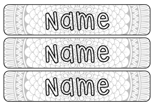 Editable Colouring Student Name Bookmarks - Christmas or Back to School ...