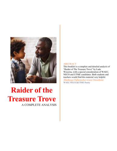 Raider of the Treasure Trove – A Complete Analysis | Teaching Resources