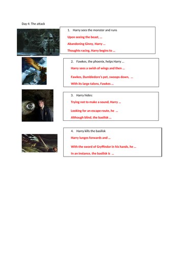 Mini Harry Potter Unit - Chamber of Secrets | Teaching Resources