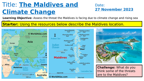 The Maldives and Climate Change | Teaching Resources