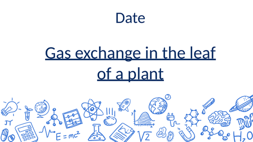6.4 - Gas exchange in the leaf of a plant - AQA A-Level Biology ...
