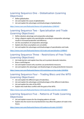 A Level Economics - Globalisation | Teaching Resources
