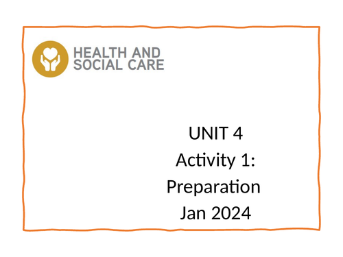 Unit 4 Activity 1 *NEW* Enquiries into Research in Health and Social Care January 2024 ...