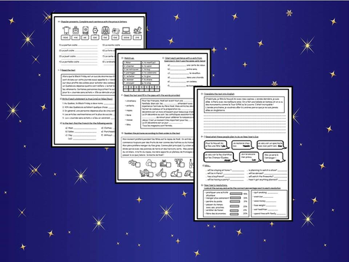 GCSE French: Christmas Booklet | Teaching Resources