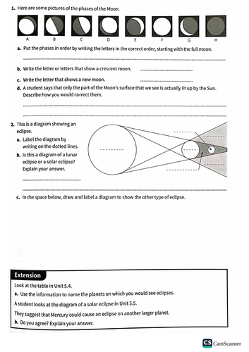 The Moon for KS3 Science | Teaching Resources
