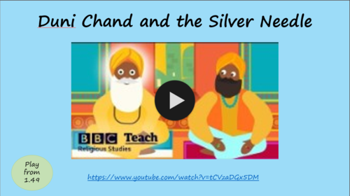 RE - KS1 - Sikhism - The Silver Needle (2 lessons) | Teaching Resources