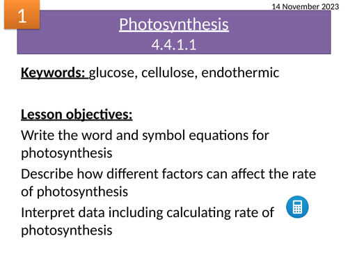 AQA B4 Bioenergetics Trilogy Biology GCSE (7 lessons) | Teaching Resources