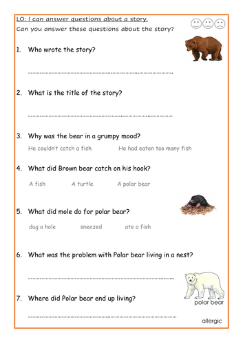 The Very Hungry Bear - KS1 English unit of work | Teaching Resources