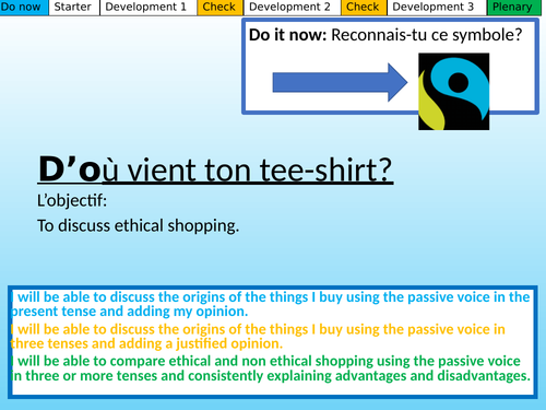 Studio GCSE French Module 8 Un œil sur le monde | Teaching Resources