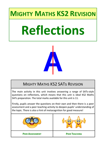 Mighty Maths KS2 Reflections Revision | Teaching Resources