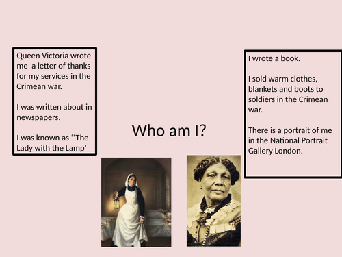 Why do we remember Mary Seacole and Florence Nightingale? | Teaching ...