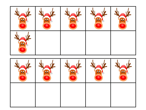 Christmas Cookies Ten-frame | Teaching Resources