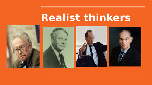 What is realism & Realist thinkers | Teaching Resources