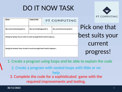 Scratch Programming: Complete Unit of Work | Teaching Resources