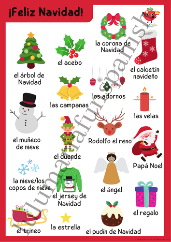Spanish - Navidad Package - Poster, Colouring in, Worksheets ...