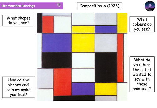 KS1 Piet Mondrian Painting - Outstanding Art Lesson | Teaching Resources